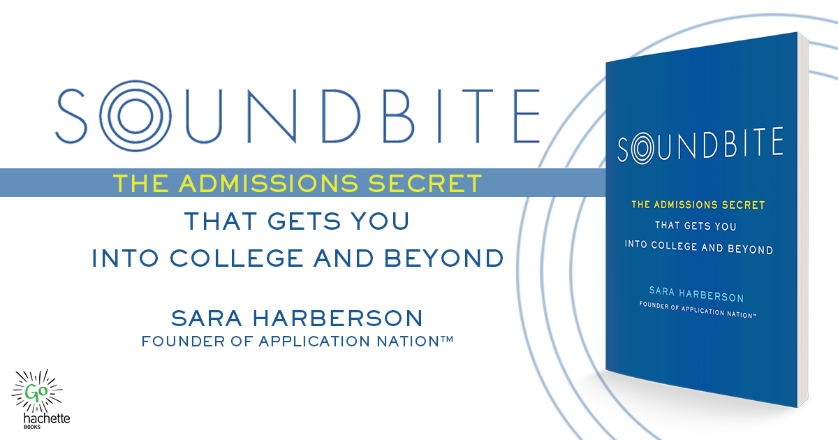 SOUNDBITE - College Admissions Book | Sara Harberson